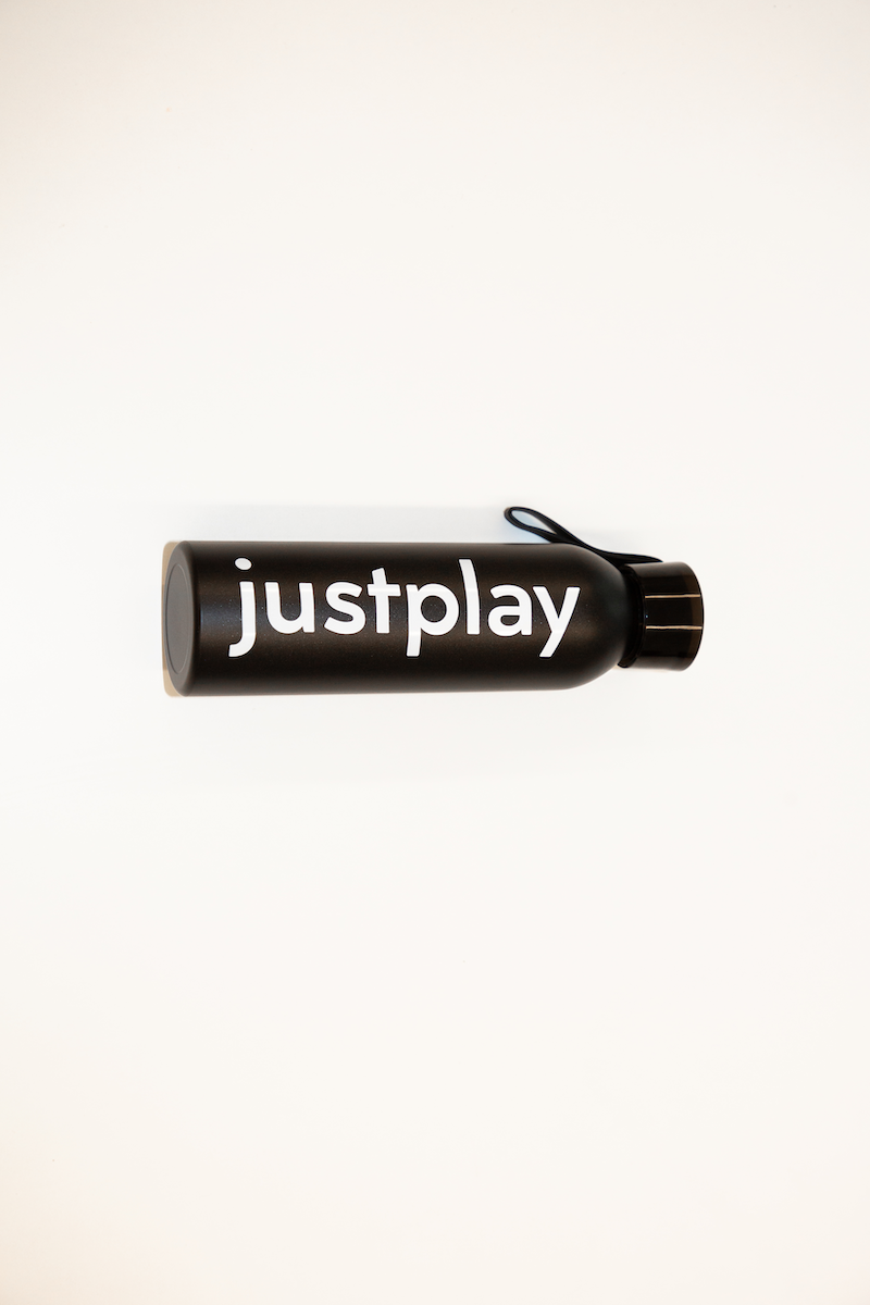 Just Play | Black Aluminium Drinkbottle